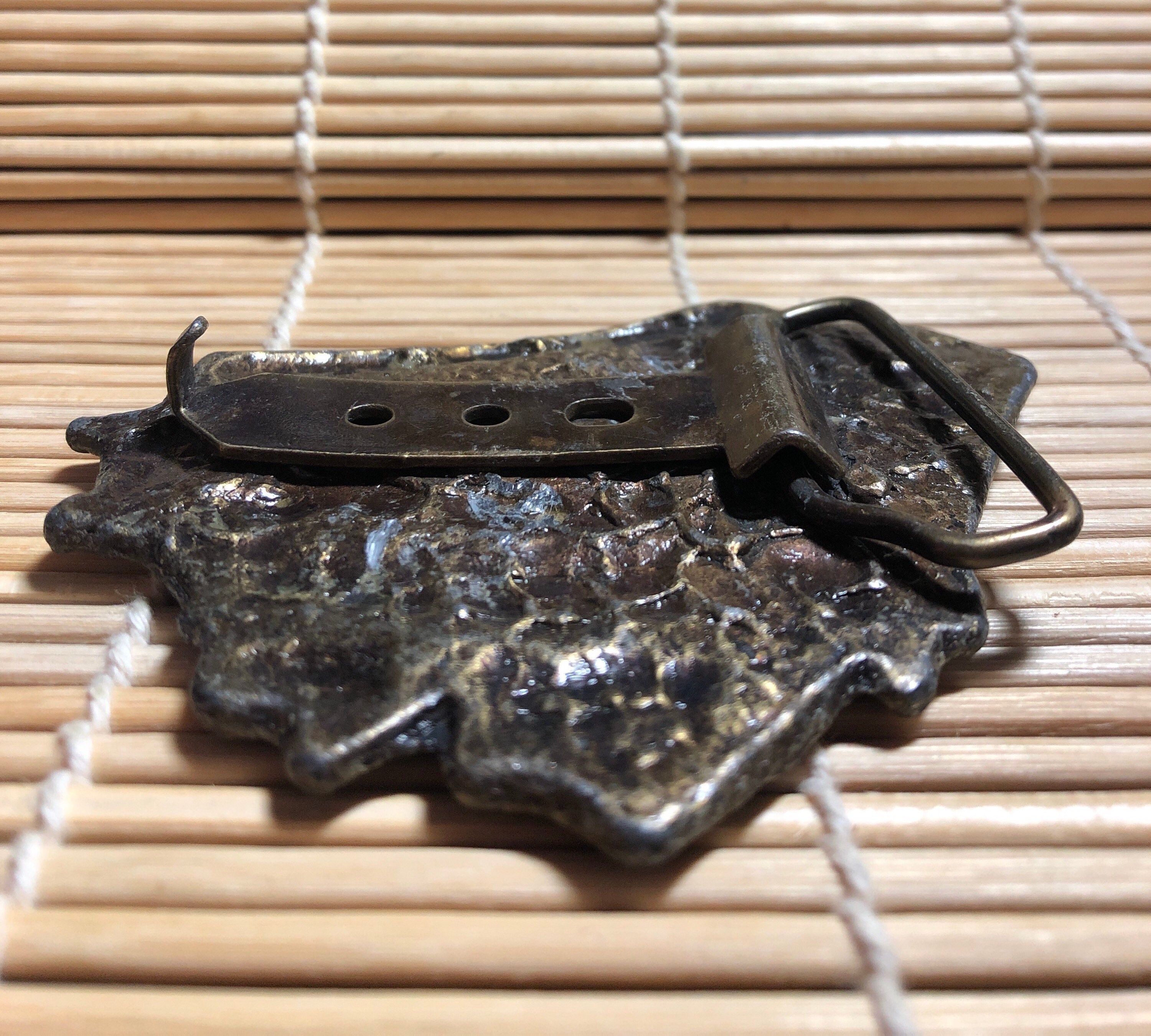 70s Brass War Ship/frigate Belt Buckle - Etsy