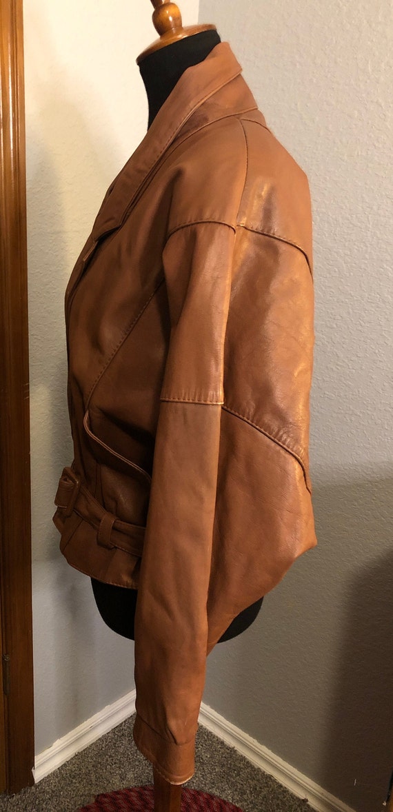 80’s Mexican Leather Batwing Jacket - Gem