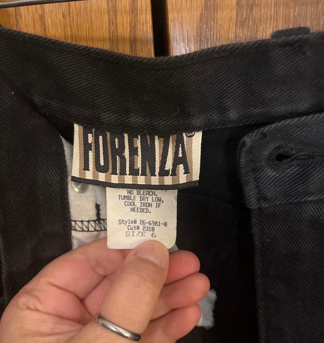 80’s Forenza High Rise Black Jeans - Etsy