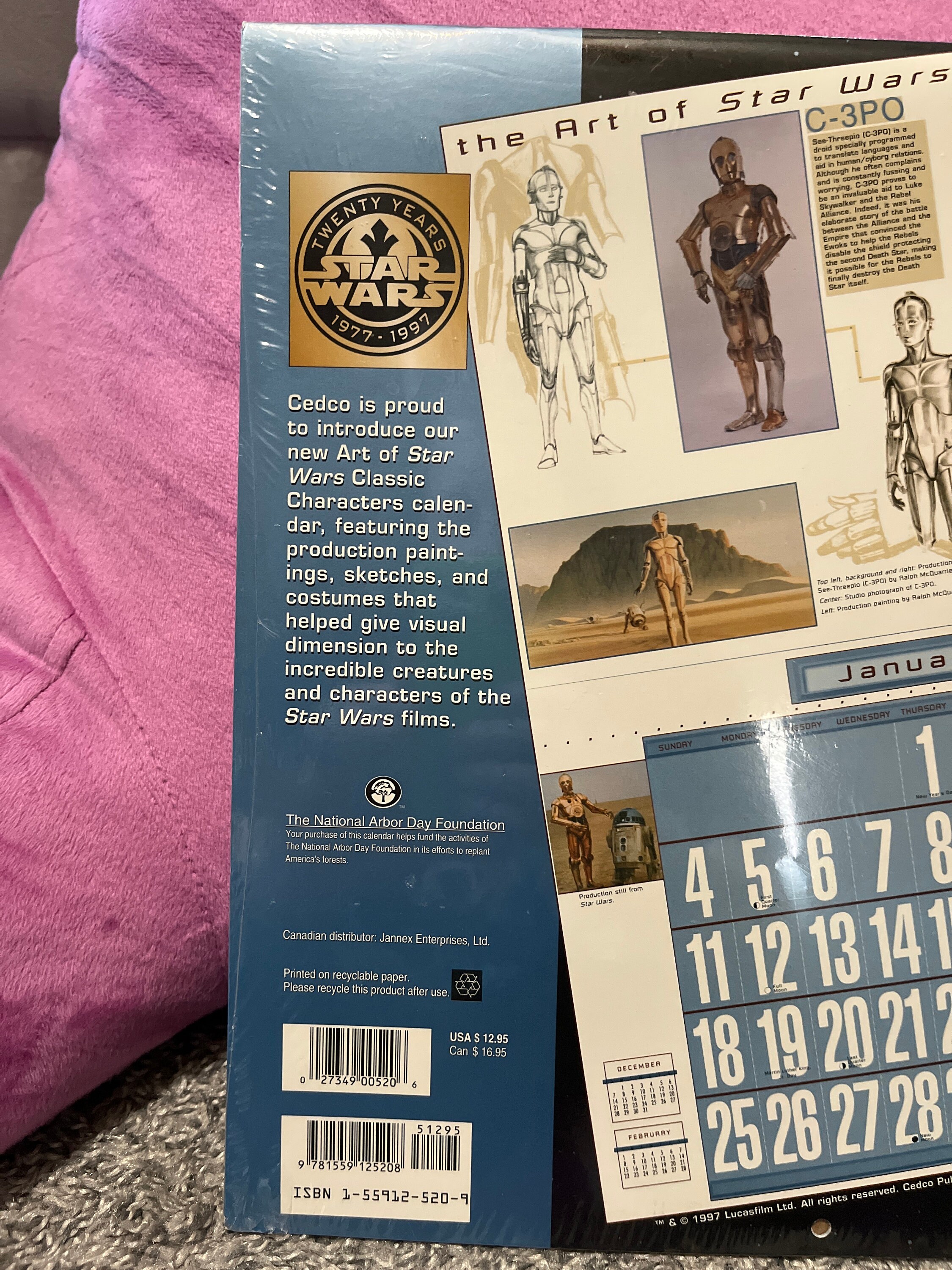 1998 Sealed the Art of Star Wars: Classic Characters Calendar - Etsy