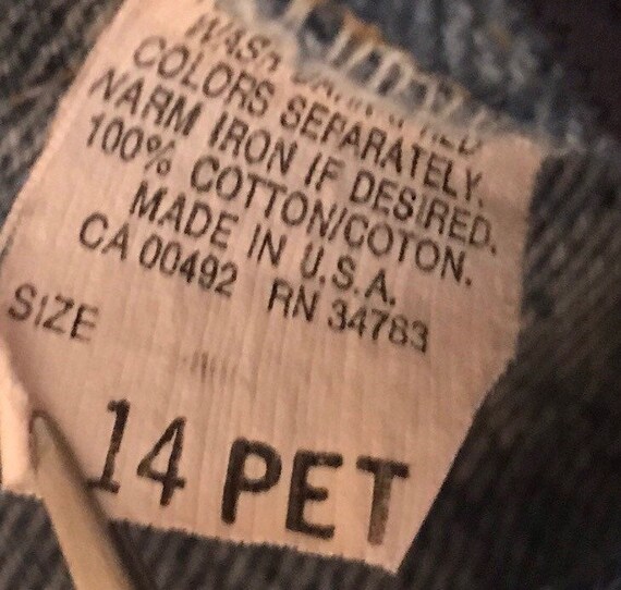 1980's Lee High Waist Back Yoke Jeans - Gem