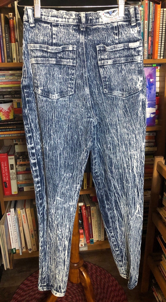 80’s Acid Washed Stretch Jeans by Filippo Totti - Gem