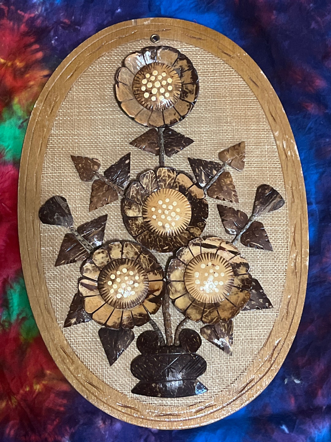 60’s/70’s Coconut Shell Wall Decor - Etsy