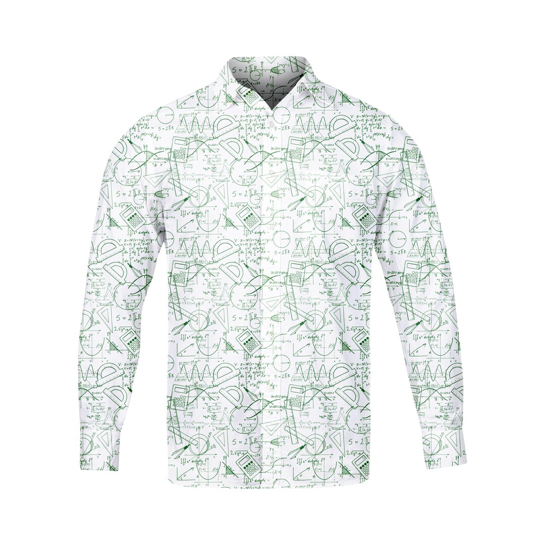 Men's Shirt Mathematical Formulas - Etsy