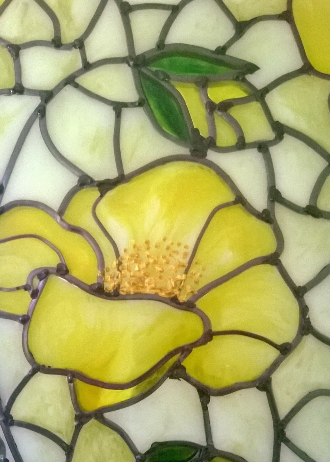 A Bespoke Art Nouveau 1920s Tiffany Inspired Stained Glass - Etsy