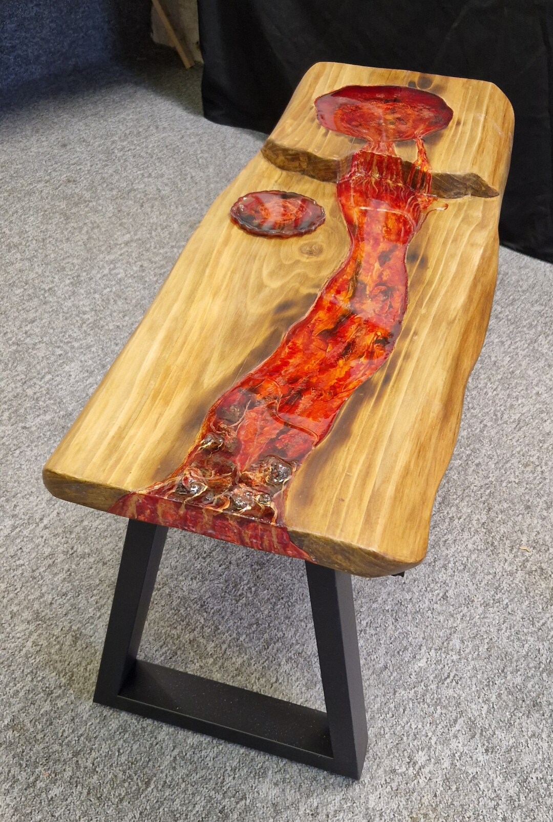 Split Level Lava Flow Table - Etsy