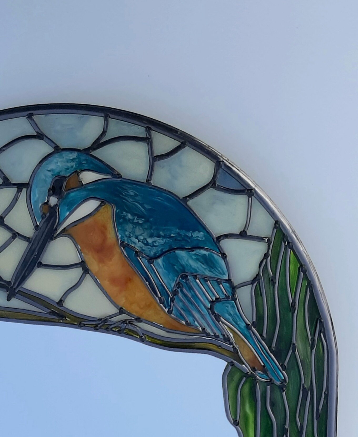 Kingfisher Decorative Mirror. A Bespoke Art Nouveau and - Etsy