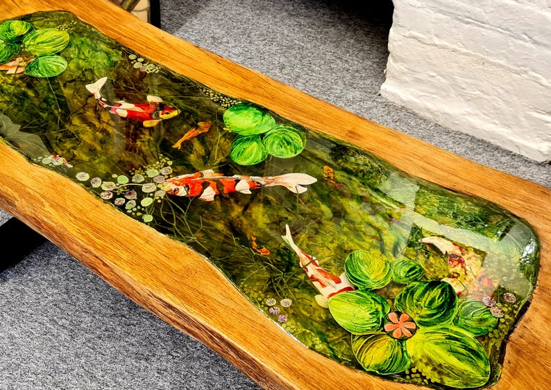Koi Pond Coffee Table - Etsy