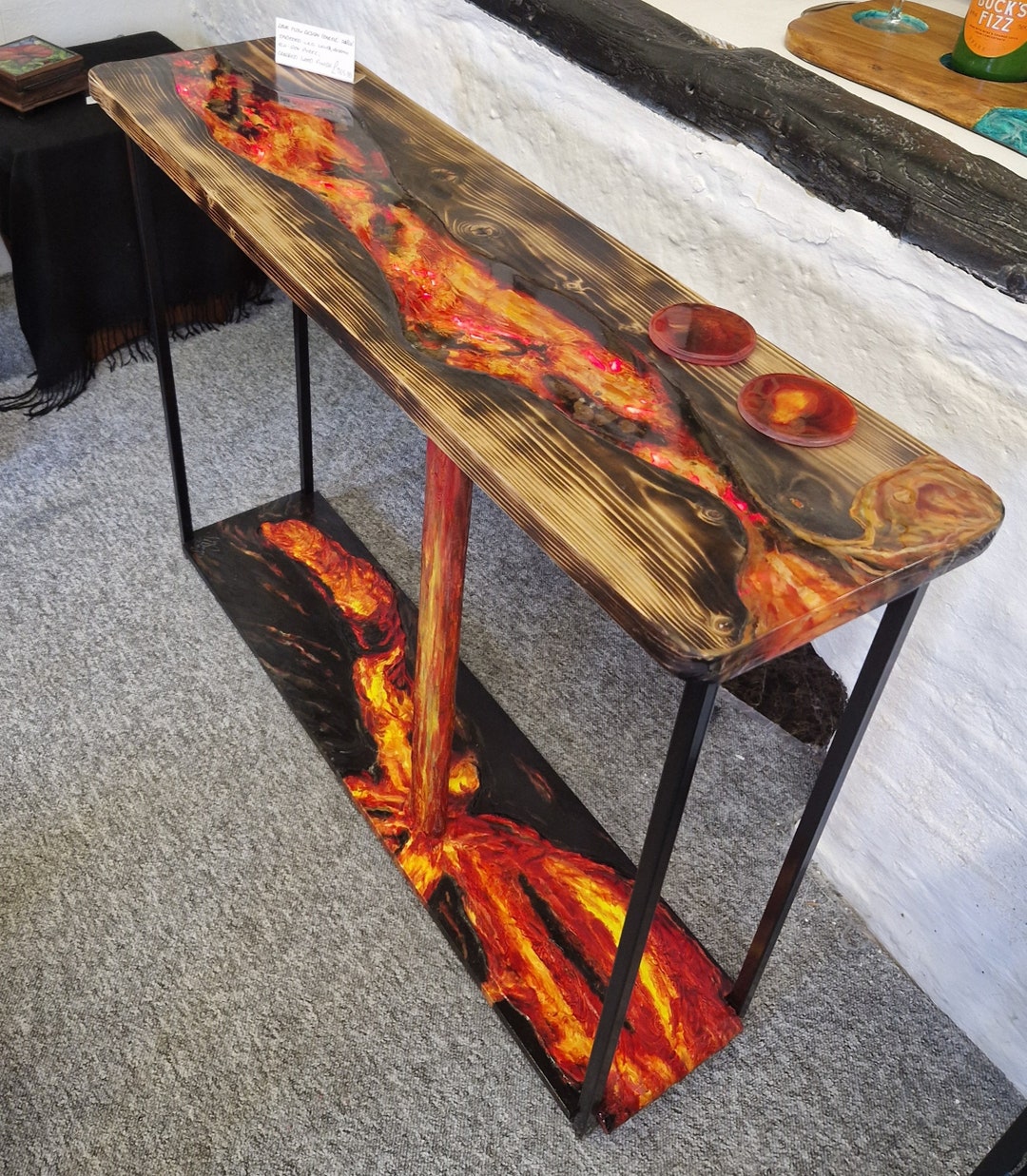 Lava Flow Console Table - Etsy