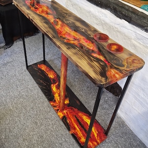 Lava Flow Console Table - Etsy