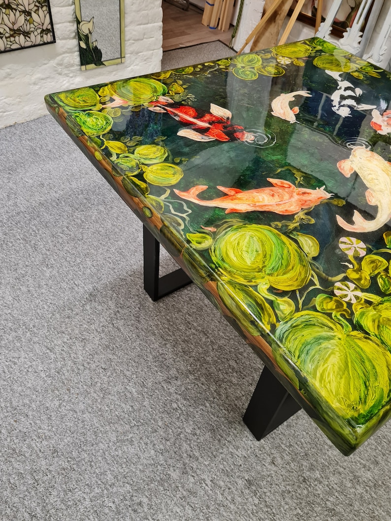 Koi Pond Table. - Etsy