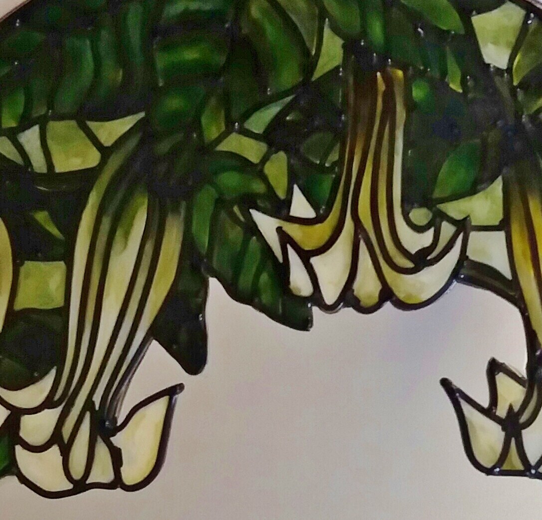 Angels Trumpet, Art Nouveau Style Mirror. - Etsy