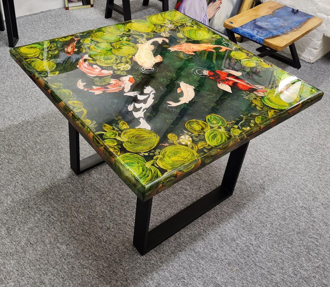 Koi Pond Table. - Etsy