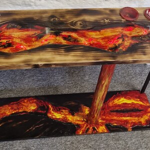 Lava Flow Console Table - Etsy