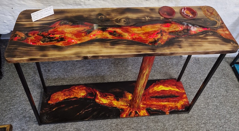Lava Flow Console Table - Etsy