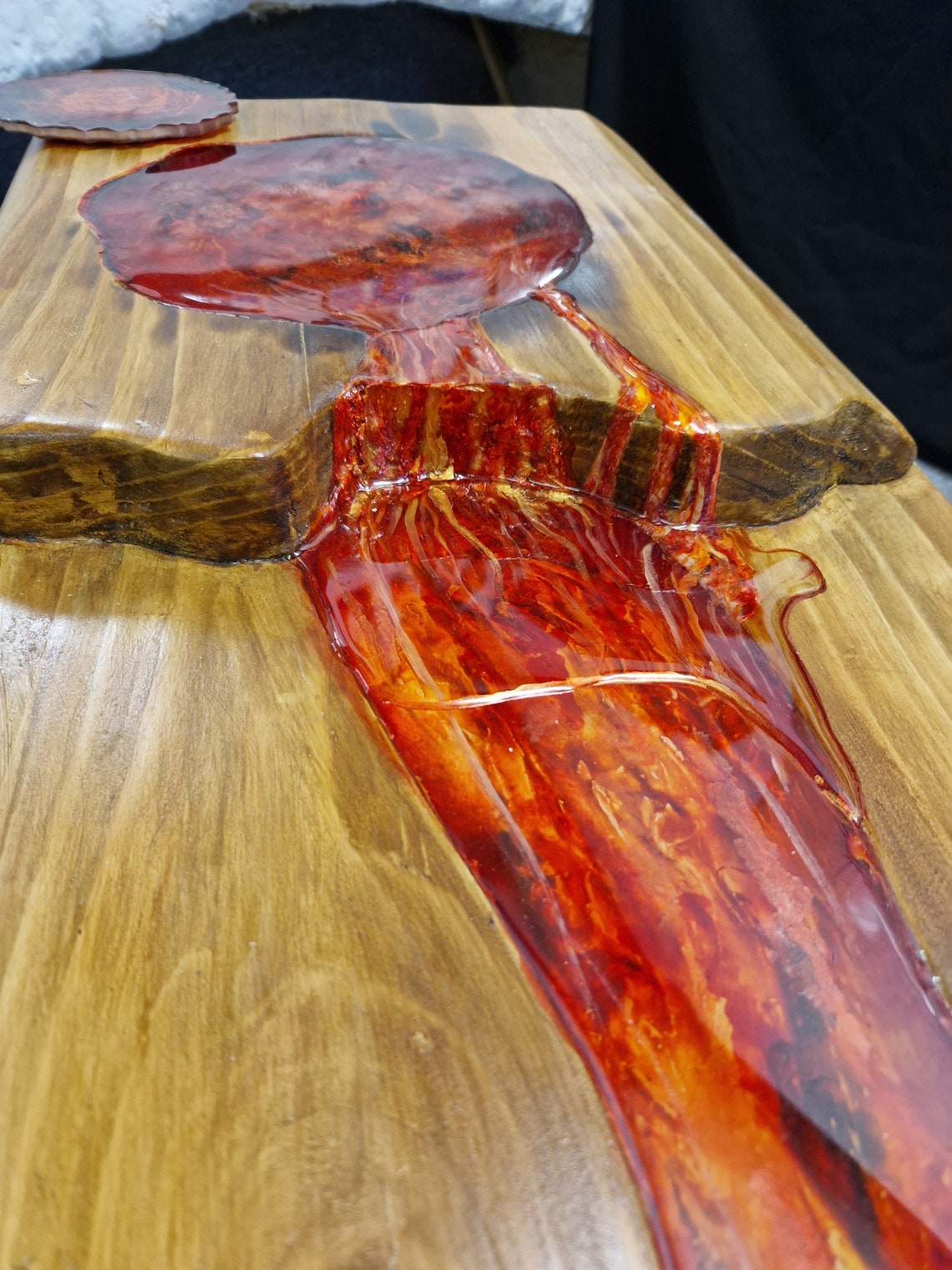 Split Level Lava Flow Table - Etsy