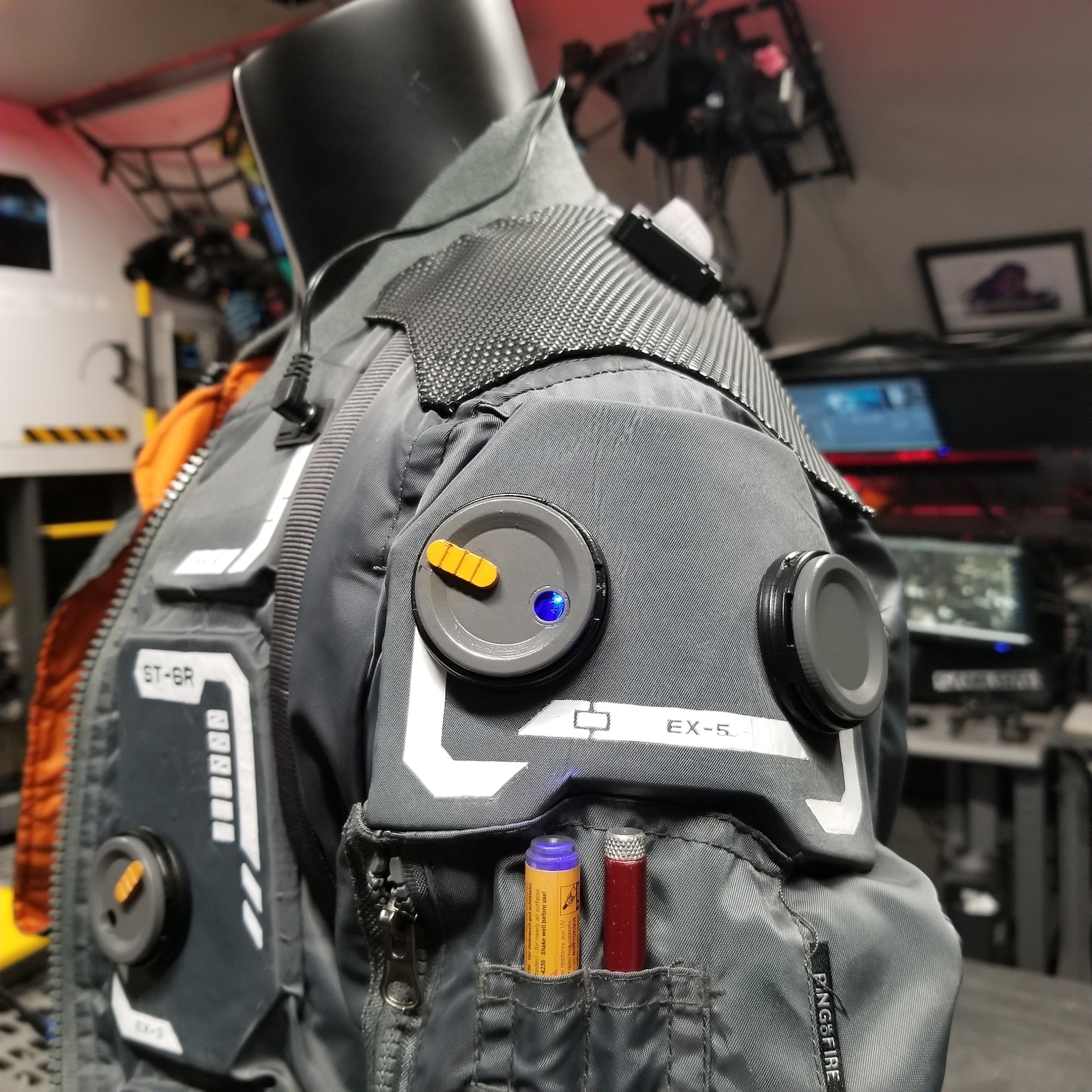 Cyberpunk Jacket Tech - Dial / 3D Printable STL Files - Etsy