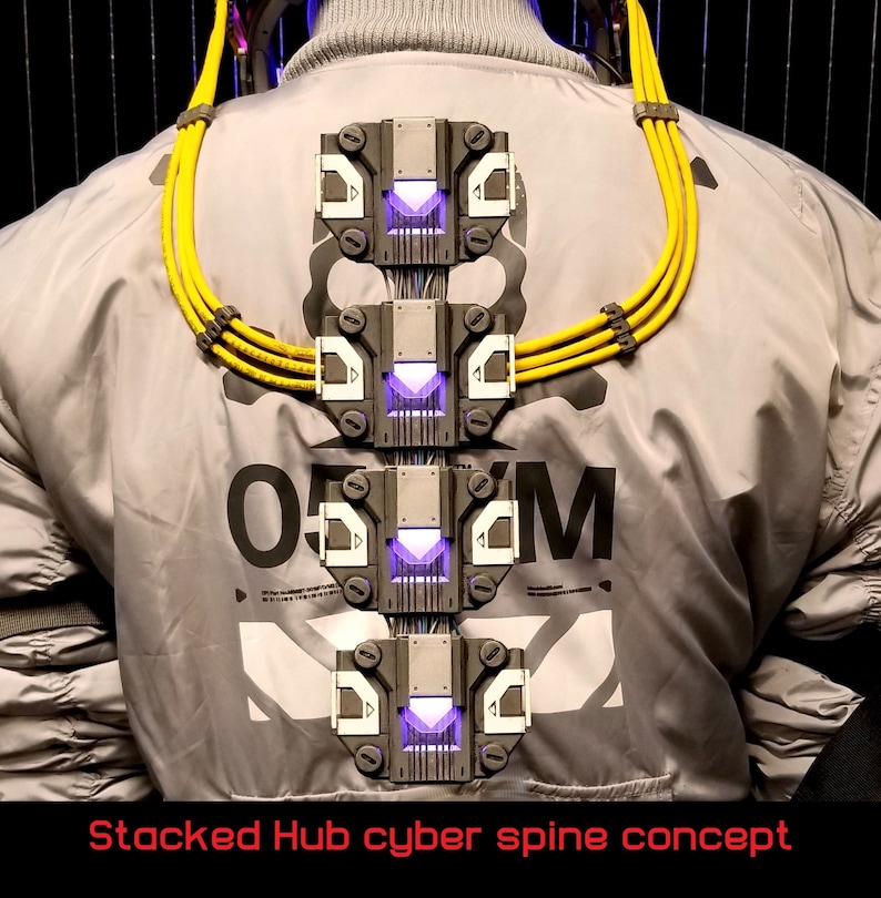 Cyberpunk Jacket Tech - Hub / 3D druckbare STL-Dateien - Etsy.de