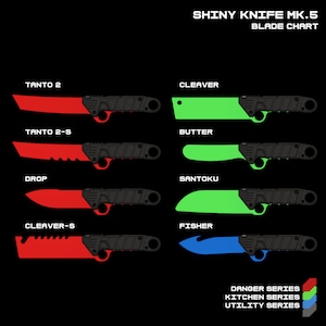 LED Shiny Knife MK5 - 3D Printable STL Files - Etsy