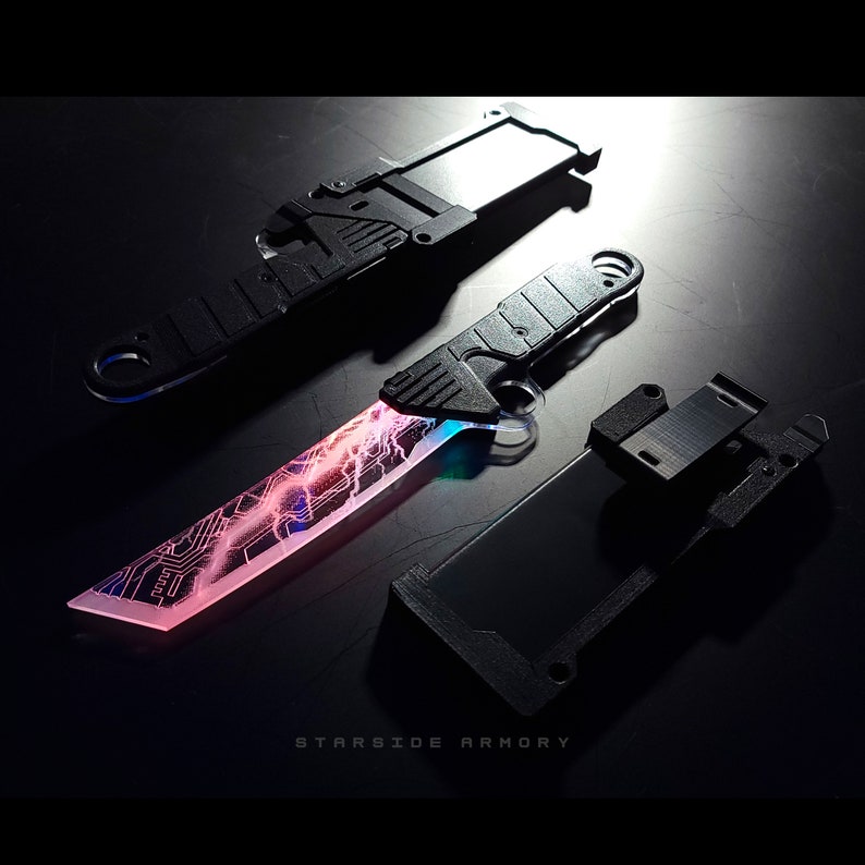 LED Shiny Knife MK5 - 3D Printable STL Files - Etsy