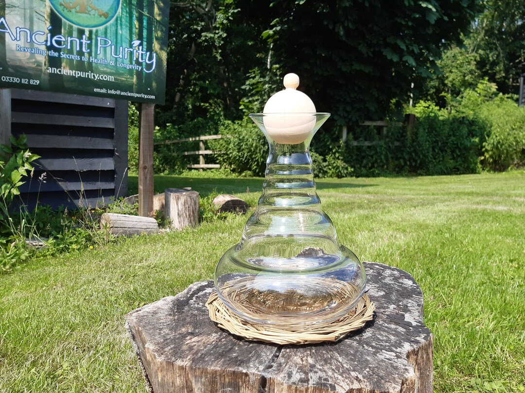 Carafe Aladdin With Swiss Stone Pine Lid Mouth-blown - Etsy Australia