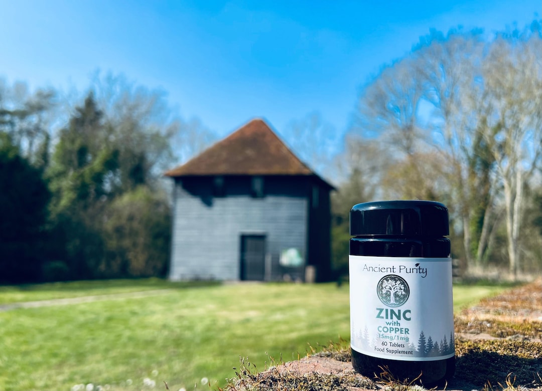 Zinc With Copper - 60 Tablets | Food State Vegan Supplement / Ultra ...