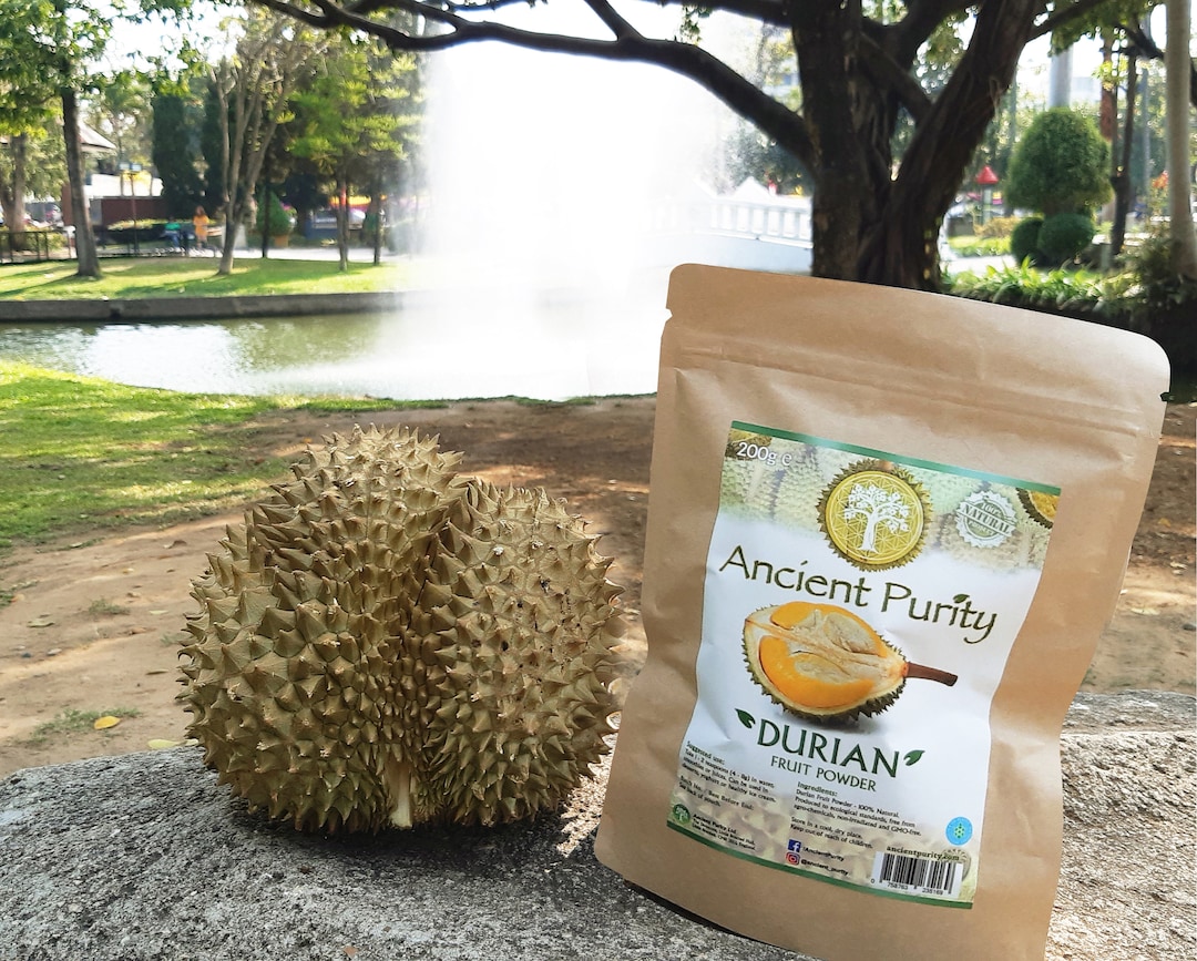 Durian Fruit - Powder (200g) King of Fruits / Superfood Rich in Nutrients & Healthy Fruit Fat ...