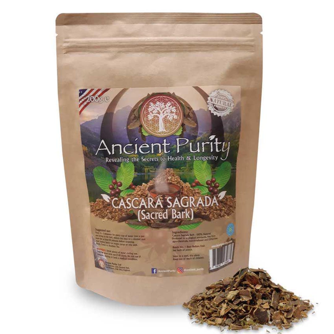Cascara Sagrada Bark - 200g (7.05 Oz.) Sacred Tea Blend - Herbal ...