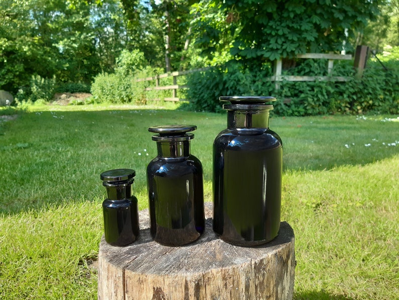 Apothecary Jars Miron Glass "dark Violet" | 250ml | Ultimate Storage ...