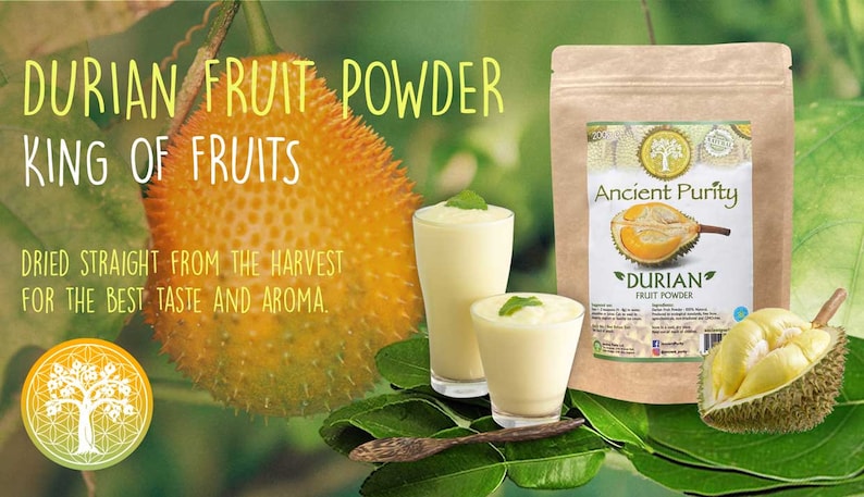 Durian Fruit Powder - 200g | King of Fruits / Superfood | From Thailand ...