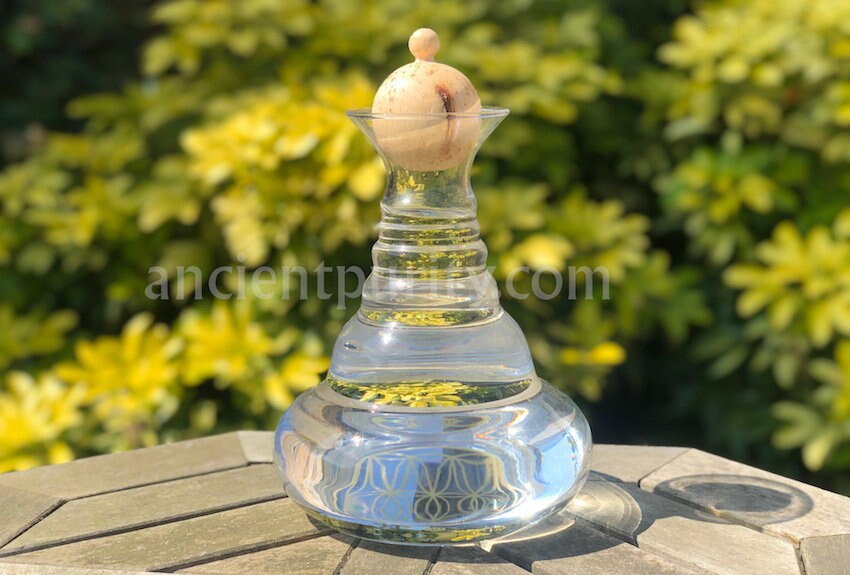 Carafe Aladdin With Swiss Stone Pine Lid Mouth-blown - Etsy Australia