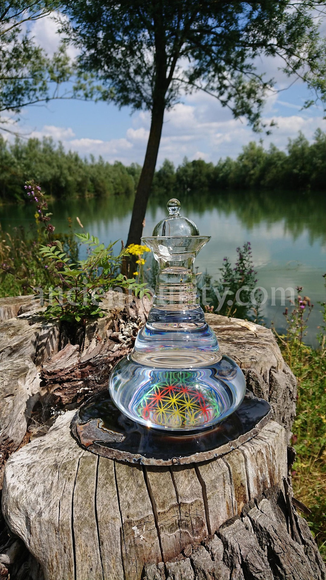 CARAFE Aladdin 1.3L Rainbow/happy Flower of Life | Sacred Geometry ...