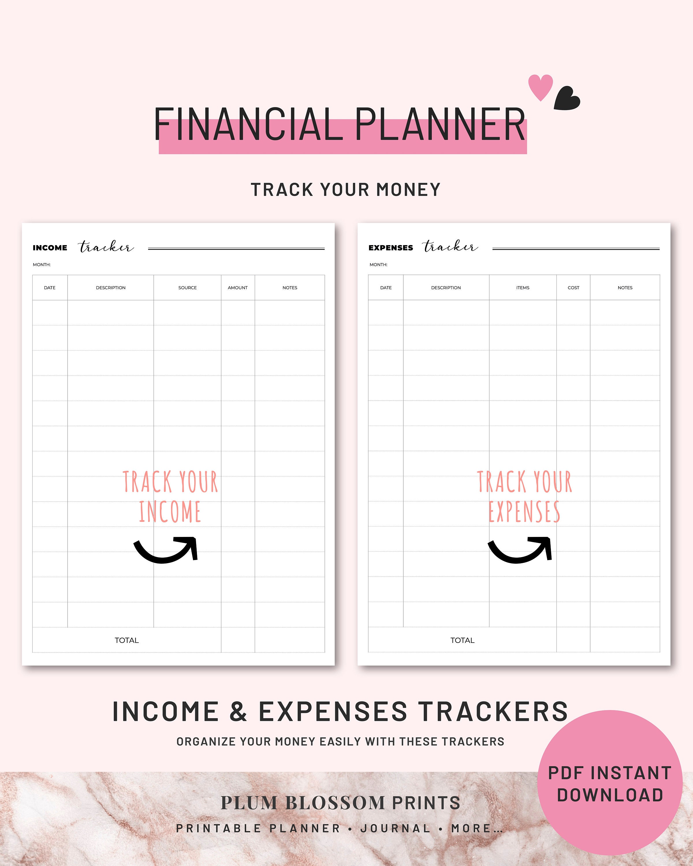 Instagram Planner Printable, IG Planner, Social Media Planner, Start ...