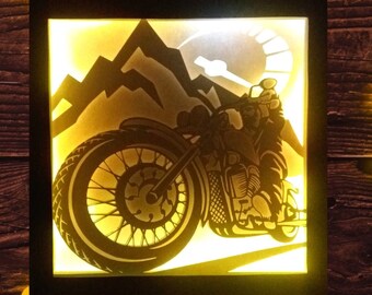 3d Shadow Box Svg - Etsy