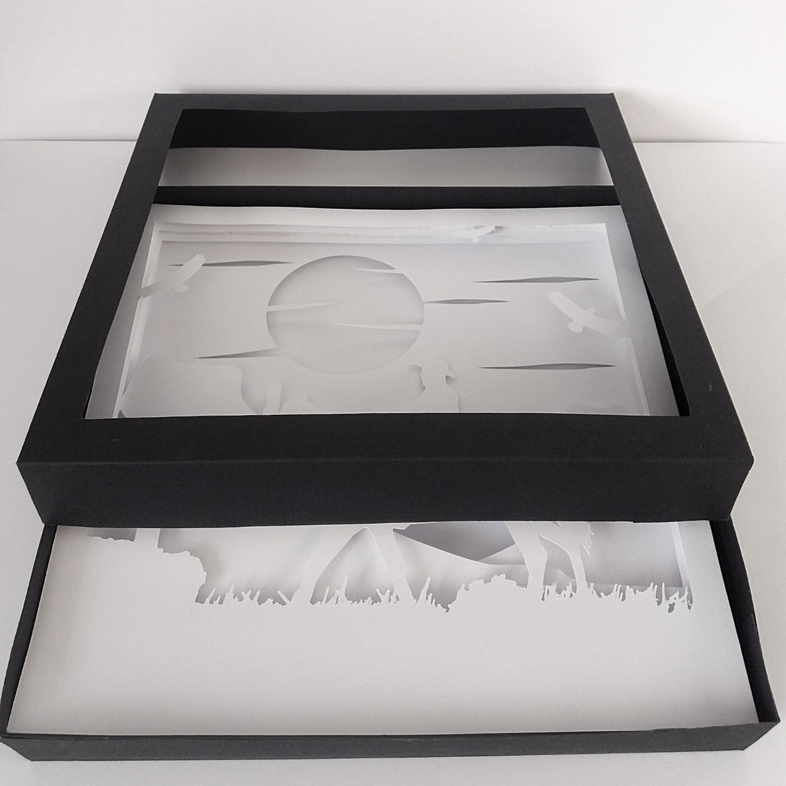 Cowboy Shadow Box Svg. 3D Layered Svg for Shadow Box. Paper - Etsy