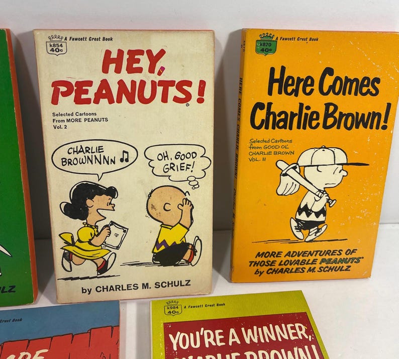 Vintage Charlie Brown and Snoopy - Charles Schultz Peanuts Cartoon ...