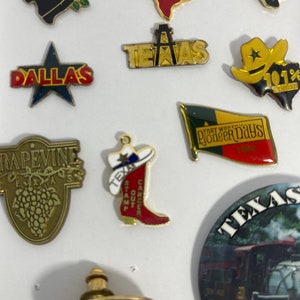 Lucky 13 Texas Themed Pins Includes Fort Worth, Dallas, Grapevine ...