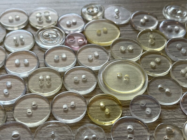Large Lot of Transparent / Clear Buttons - Over 150 Buttons!!!! - Etsy