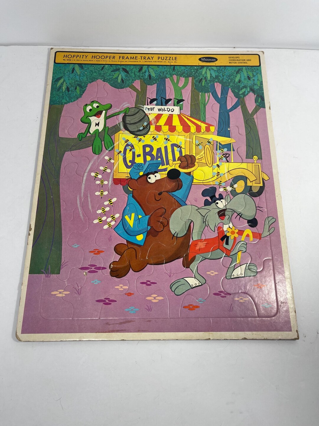 Disneys Bambi and Thumper Frame Tray Puzzle Delightful Winter Scene - Etsy