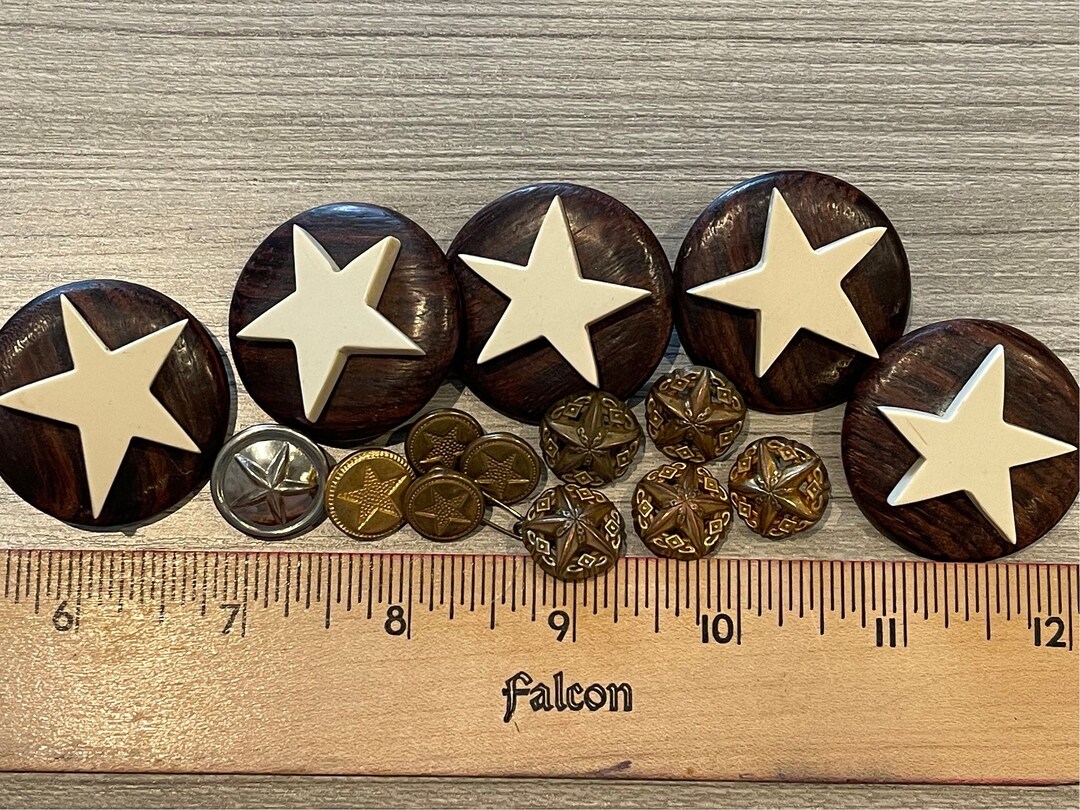 Star Themed Buttons - Etsy