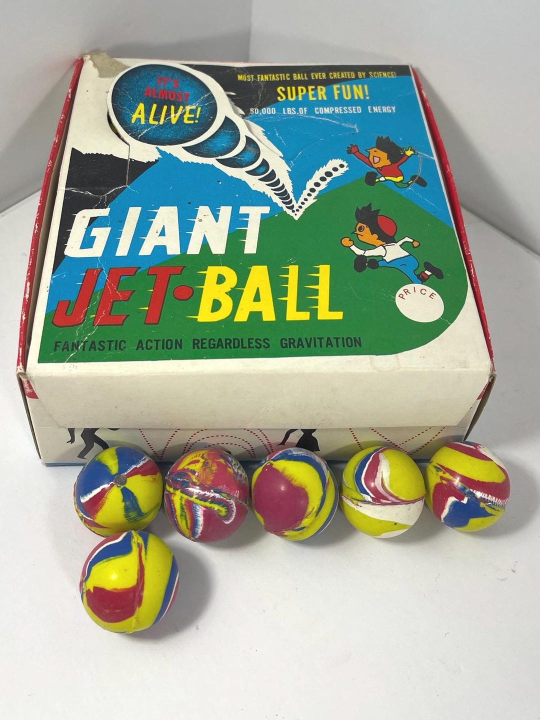 Vintage Giant Jet Ball Super Bouncy Balls - Etsy