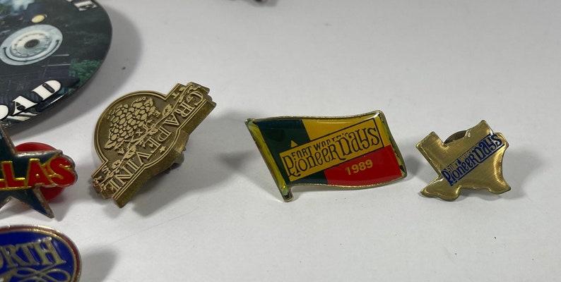 Lucky 13 Texas Themed Pins Includes Fort Worth, Dallas, Grapevine ...
