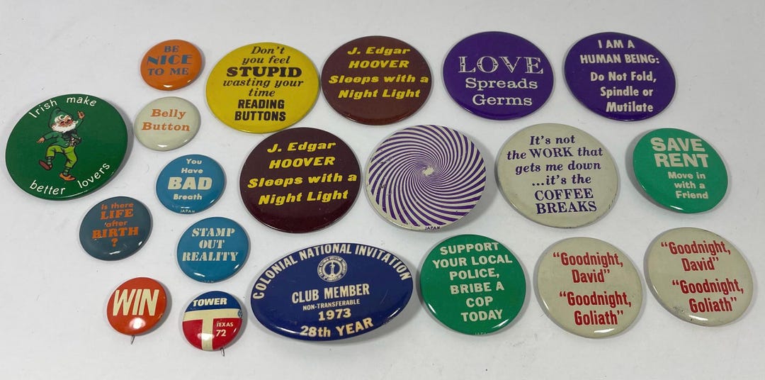 Pick Your Button! Lots of Vintage, Funny, Unique, Odd Buttons - Etsy