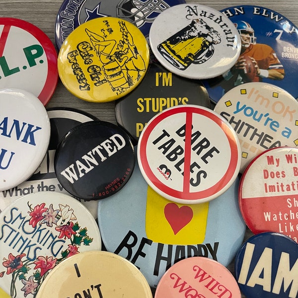 Funny Buttons - Etsy