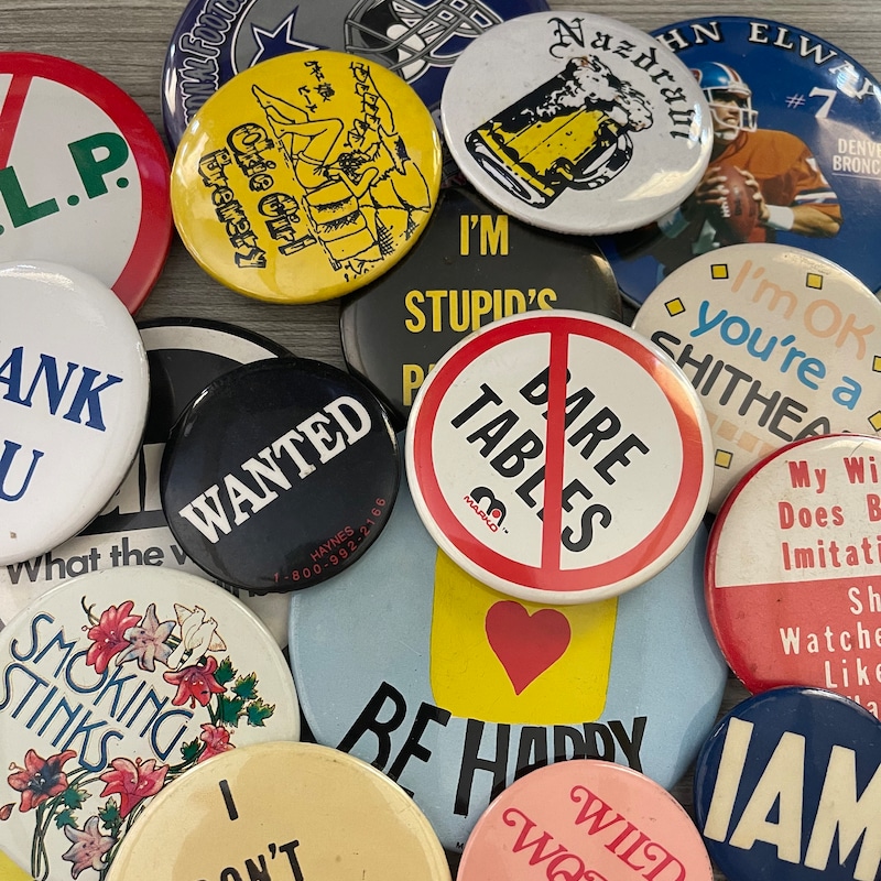 Funny Buttons - Etsy