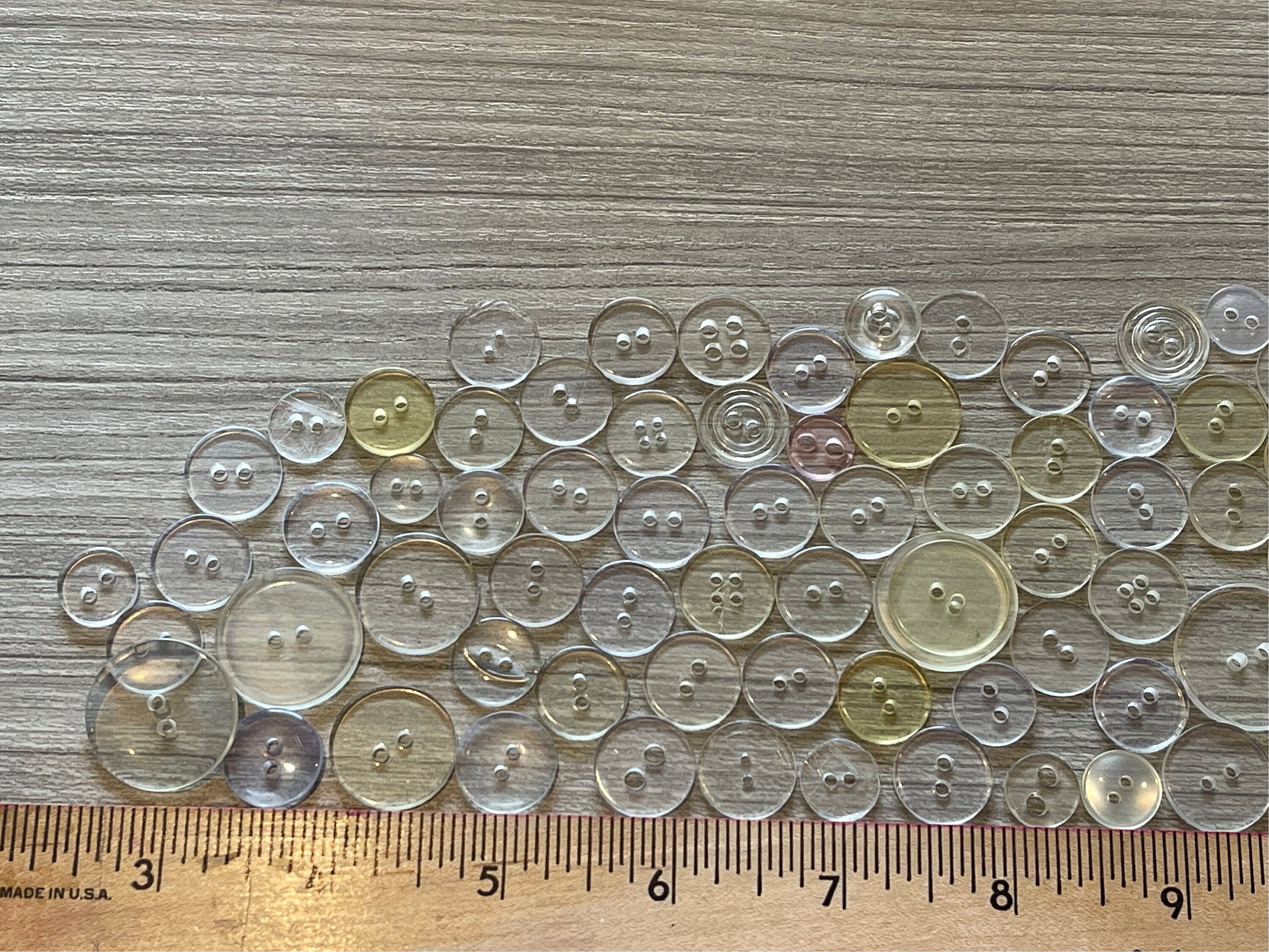 Large Lot of Transparent / Clear Buttons - Over 150 Buttons!!!! - Etsy