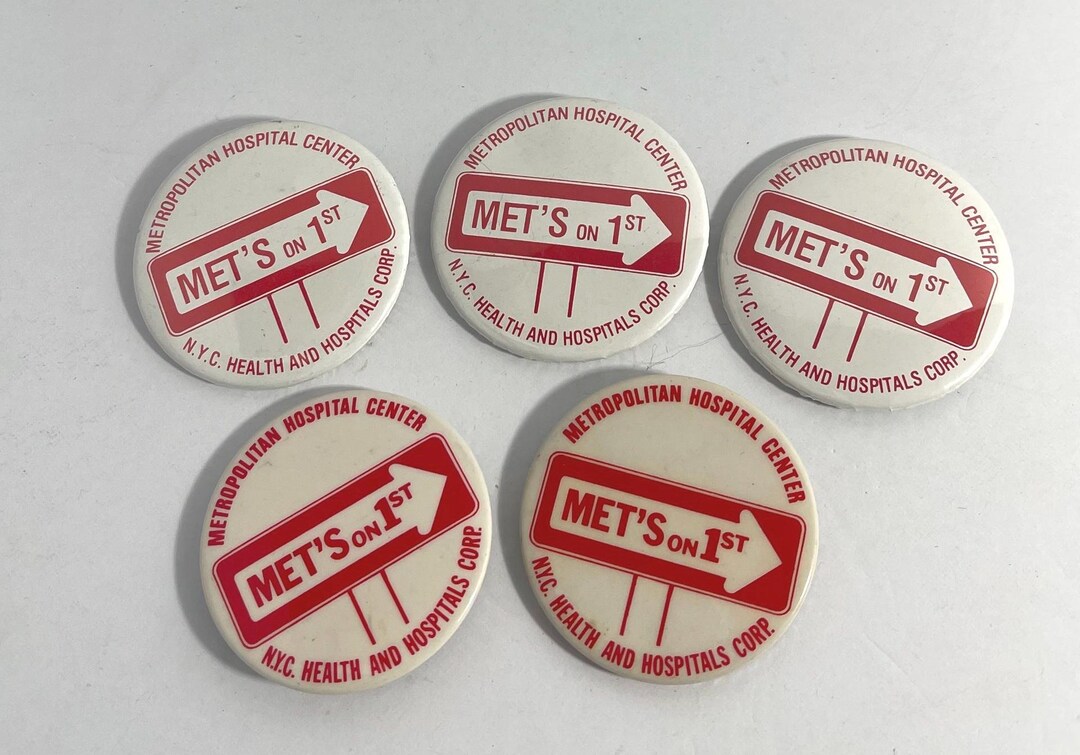 Five Metropolitan Hospital Center - NYC Hospitals Pins / Buttons - Etsy