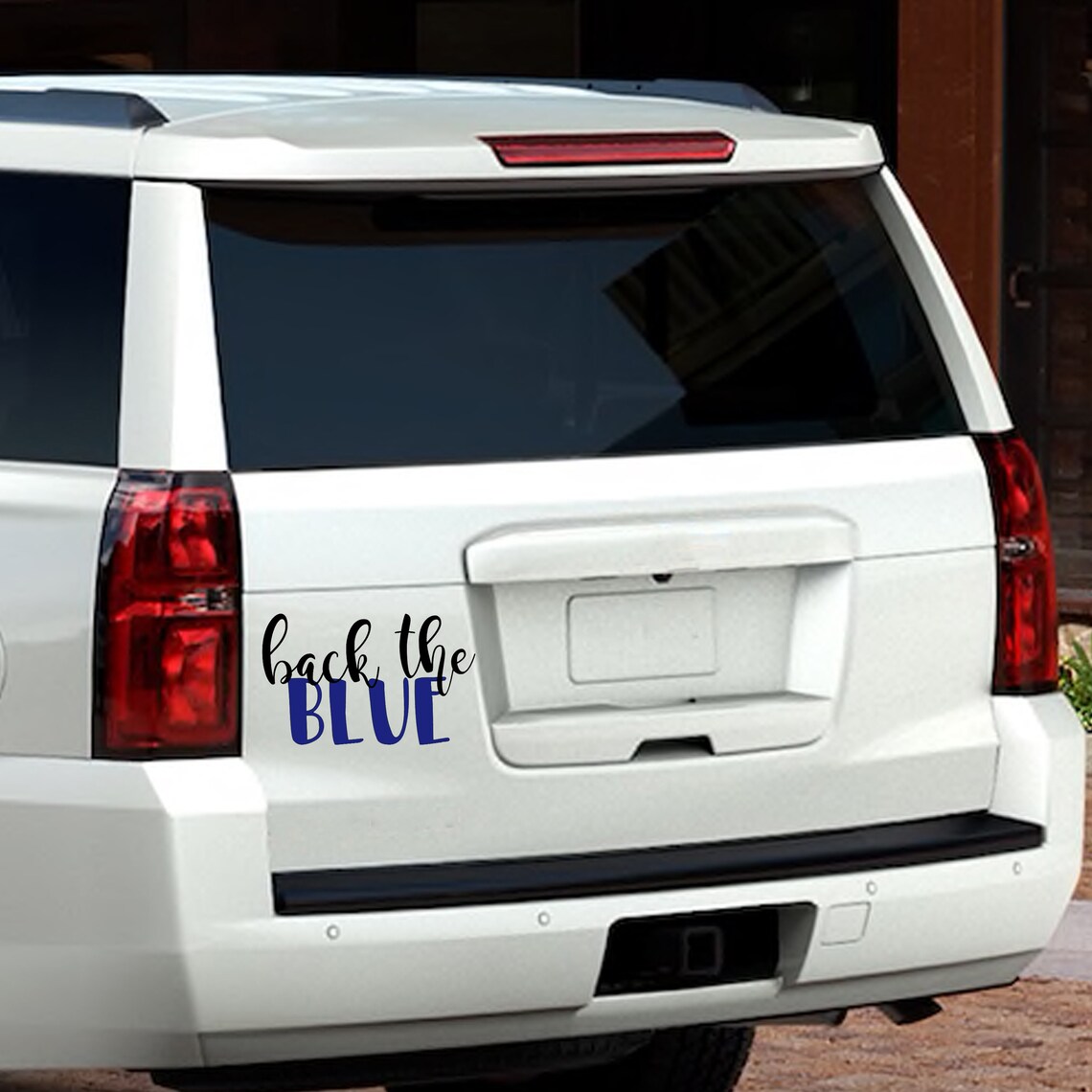 Back the Blue Vinyl Decal - Etsy
