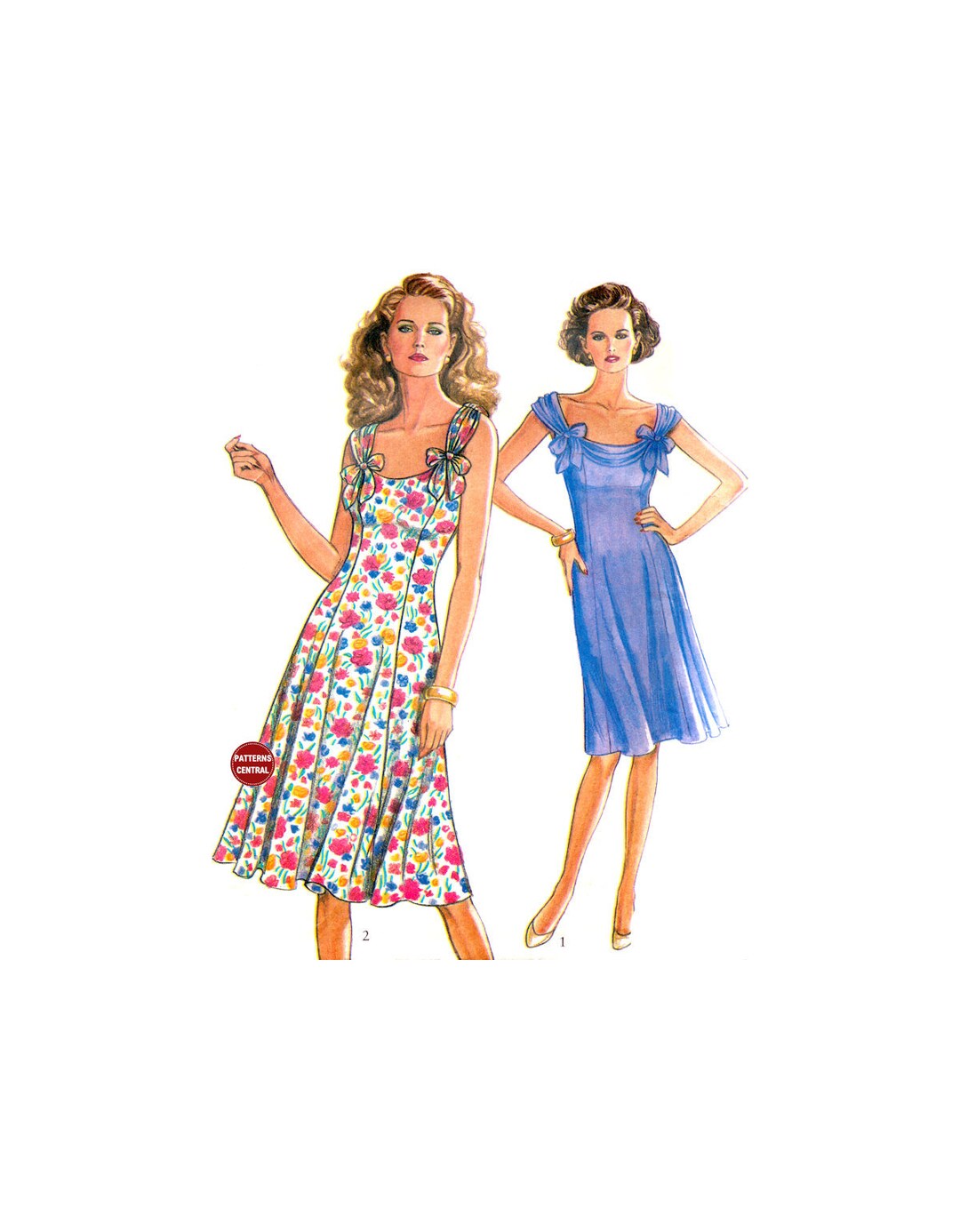 Sewing Pattern: New Look 6131 Princess Seamed Sundress in Two Lengths ...