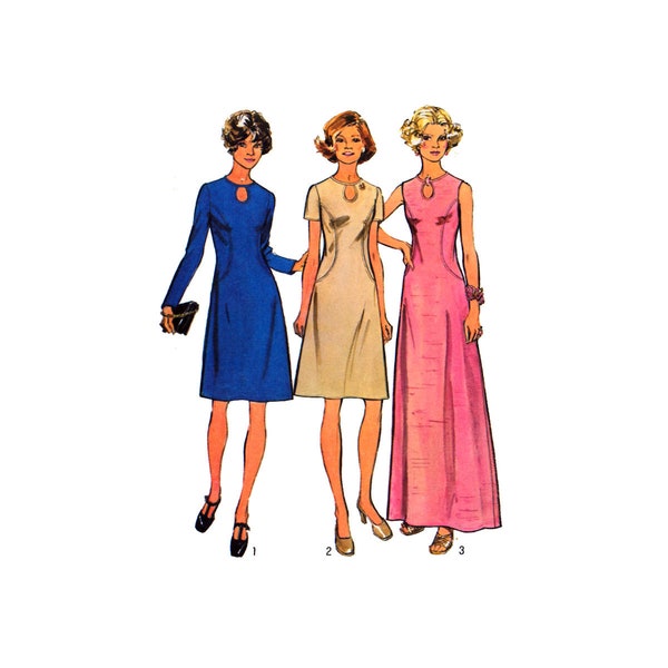 Keyhole Dress Pattern - Etsy